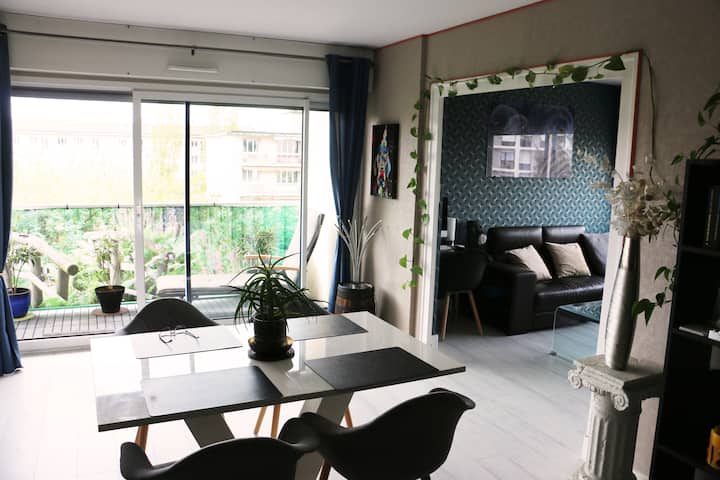 80m2 Lumineux / 20 Min Du Centre - Lyon