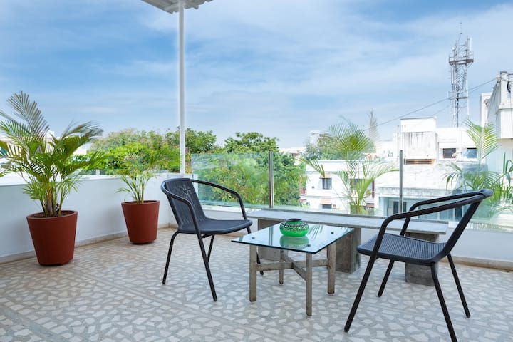 Joy - Room With Private Terrace In French Town - Pondichéry