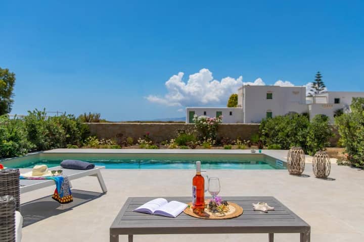 Salinus Iris Private Pool Beachfront Villa - Plaka - Naxos, Grecia