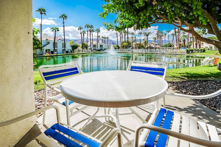 Bright Studio W/ Private Patio | Pools + Hot Tub - Bermuda Dunes, CA