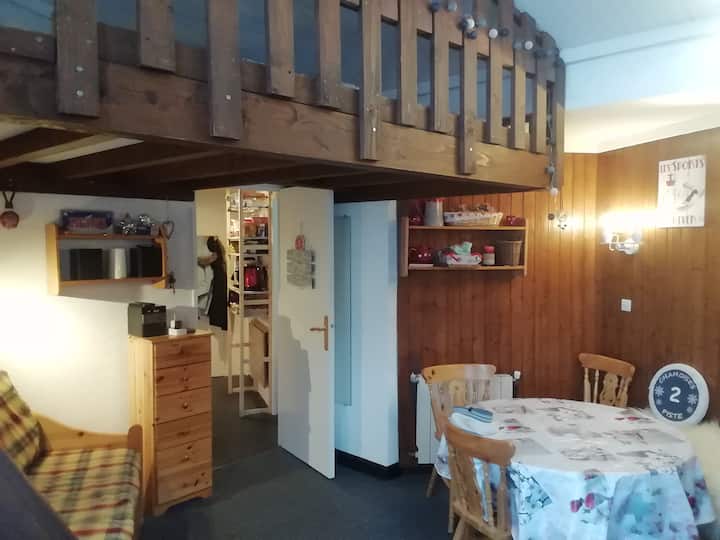 Grand Studio 3* Très Cosy Skis Aux Pieds Valclaret - Val Claret