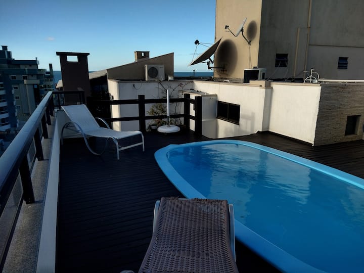 Cobertura Com Piscina E Vista Para O Mar - Porto Belo