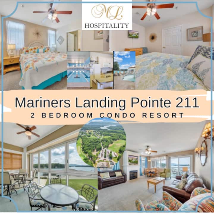Mariners Landing: Lakefront 2 Bedroom Condo #211 - Leesville Lake, Gretna