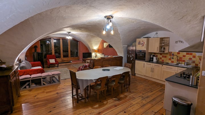 Grande Maison De Village Avec Jardin à Monêtier - Serre Chevalier