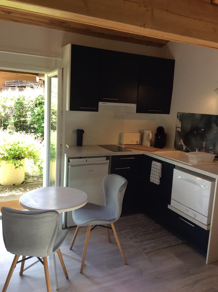 Cosy Studio, Jardin, Cuisine, Mezzanine. Indépend. - Ferney-Voltaire