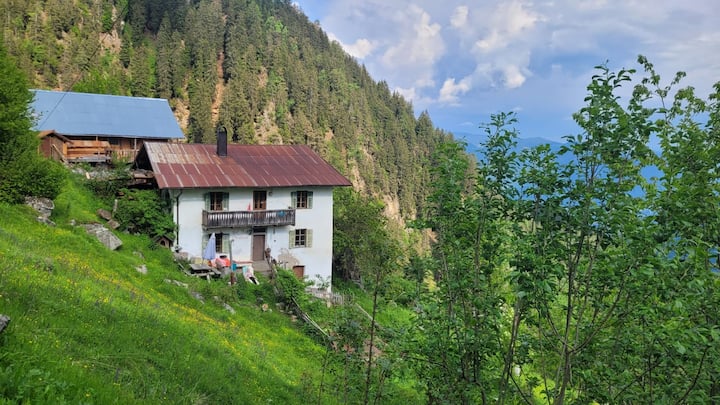 Abgelegener, Alter Bergbauernhof (3 Zimmer) - Meran