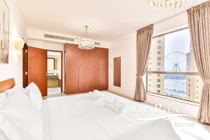 #R18 Beach +Pool +Tram | Partial Sea & Marina View - Dubai