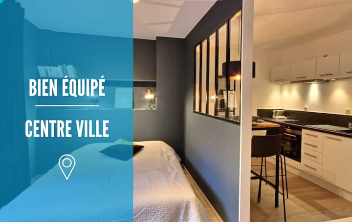 Beau Studio Très Cocoon Au Centre Ville | Blink 3 - Herstal