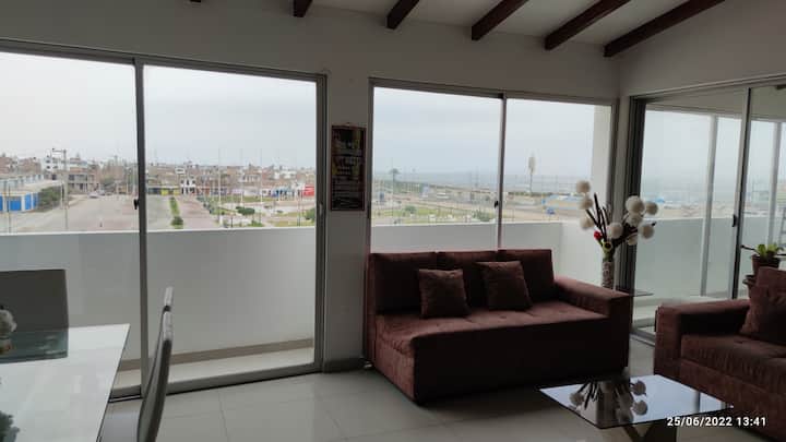 Shalom Apart: Departamento Con Vista Al Mar - Pisco