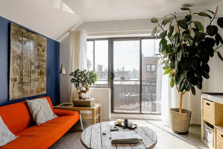 Room/spacious Bright Top Floor Apt/ Balcony Lic 2 - Nueva York