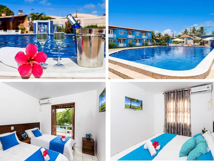 Golden Deluxe Apt 2 - Temporada | 400 Mts Da Praia - Porto Seguro
