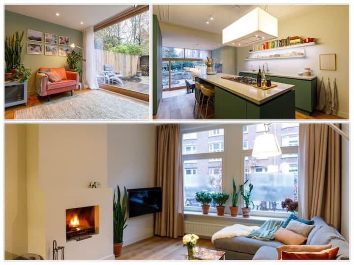 Home W/garden & Fireplace, Contactless Check In - Amsterdam