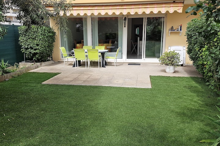 Antibes 3 Pièces En Rez-de-jardin Avec Piscine - Antibes