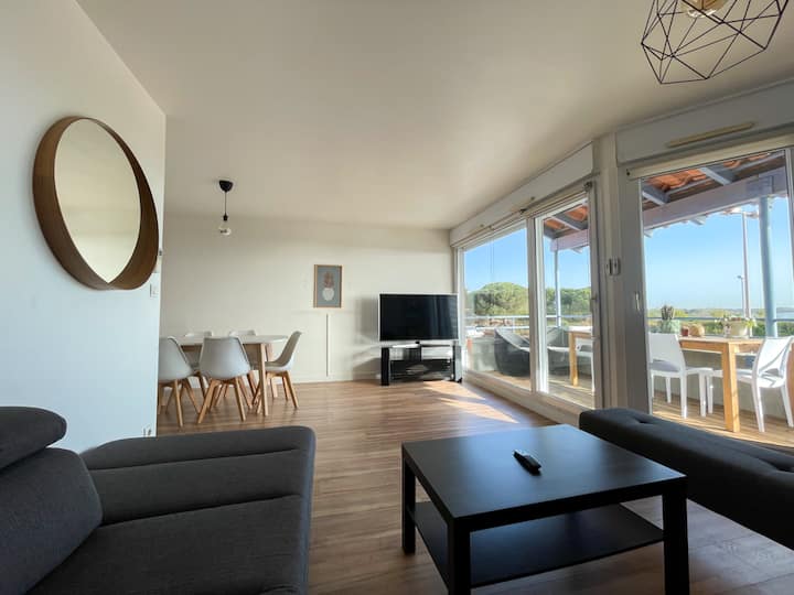 F3 En Duplex. Vue Imprenable. 2 Mn Des Plages - Pérols