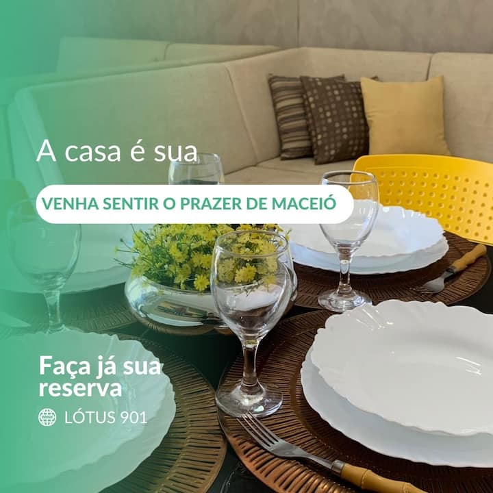 Apartamento Totalmente Mobiliado Com Wi-fi Grátis - Maceió