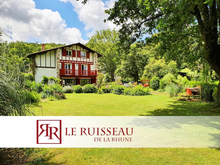 Charming Quiet 3-room Apartment, Terrace, Garden, Stream - Urrugne