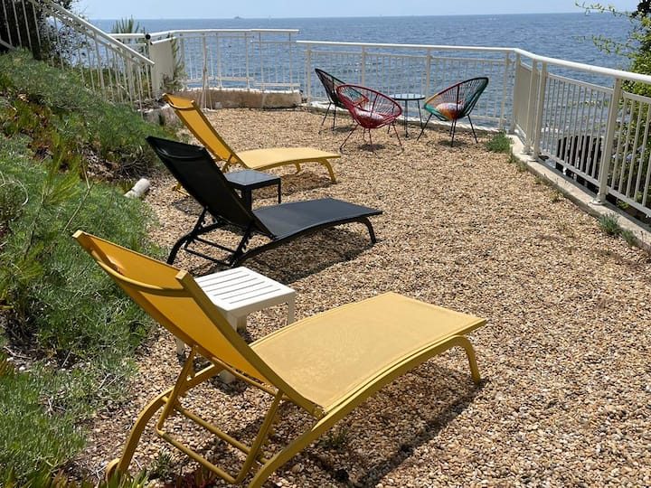 Villa "Pieds Dans L'eau" Accès Direct à La Mer - Saint-Mandrier-sur-Mer
