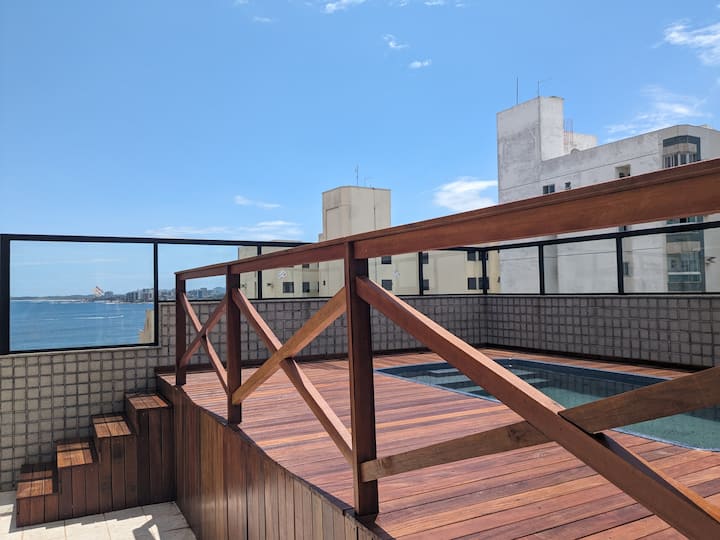Cobertura Grande Com Lindas Vistas - Guarapari
