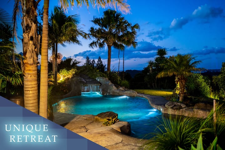 Unique Retreat - Waterfall, Bush & Glowworms - Ōmokoroa