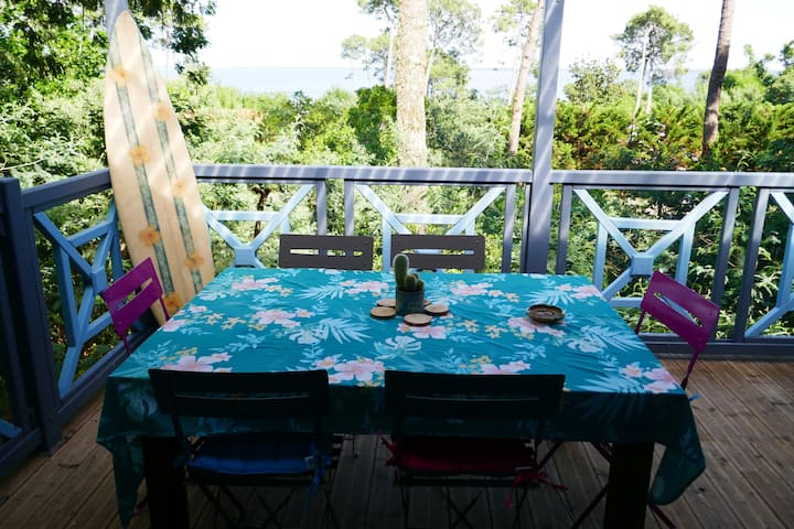 Chalet Avec Vue Sur Le Lac - Biscarrosse