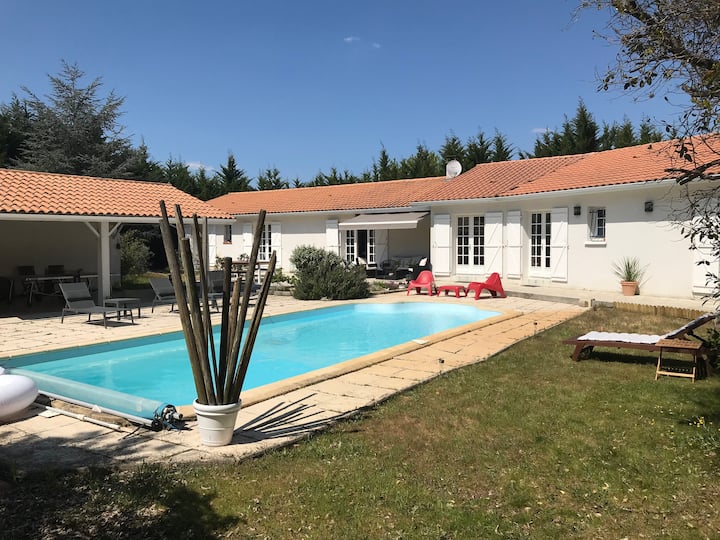 Grande Villa Proche Andernos Et Bassin. - Lanton