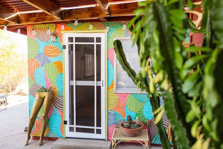 Vintage Desert Farmhouse w/ COWBOY POOL - Cabins for Rent in Joshua ...