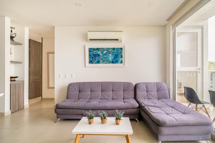 Hermoso Apartamento En Rodadero Sur Playa Salguero - Santa Marta