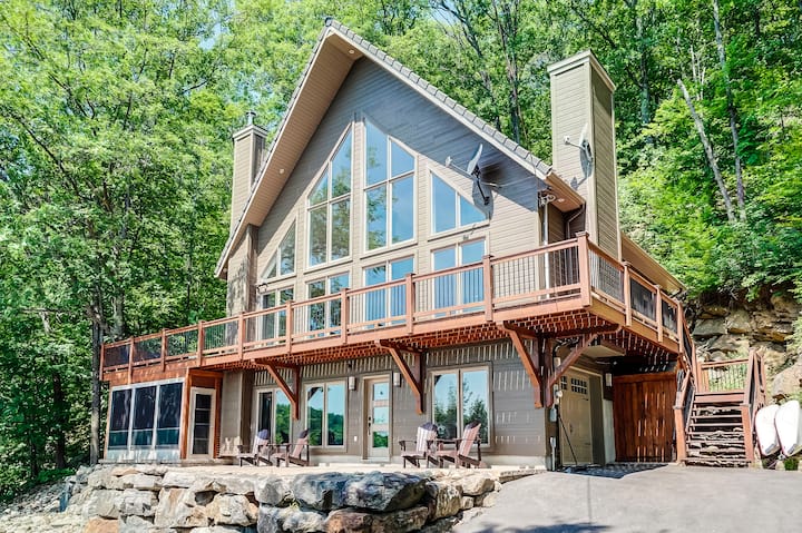 Luxueux Chalet Scandinave 4 Saisons Tout Inclus - Lac-Simon