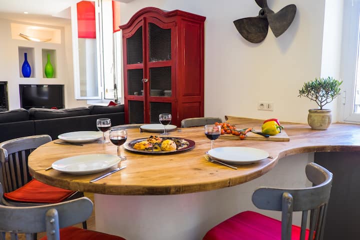 Loft Vieil Antibes Lumineux - Vue Mer - Marineland - Antibes