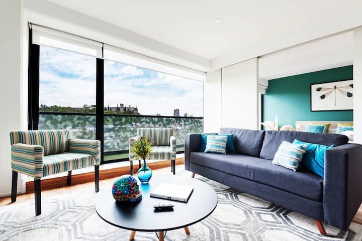 Green&mint 🌿Fresh Apartment With Stunning View ⛰ - Mexico