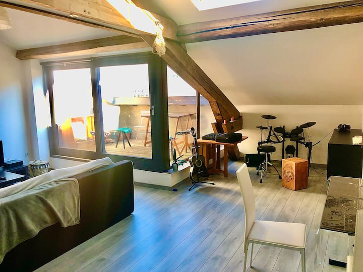 Appartement  Climatisé Et Terrasse Tropézienne - Saint-Étienne
