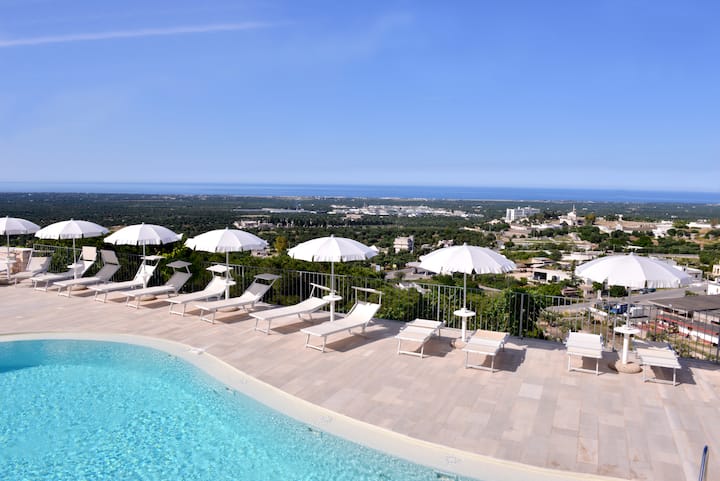La Dimora Del Sole. Silenziosa - Vista Città - Parcheggio A 200 M - Vista Mare - Ostuni
