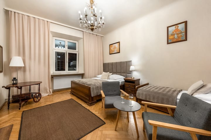 Retro Style Apartment | City Center | Old Town - Cracovia