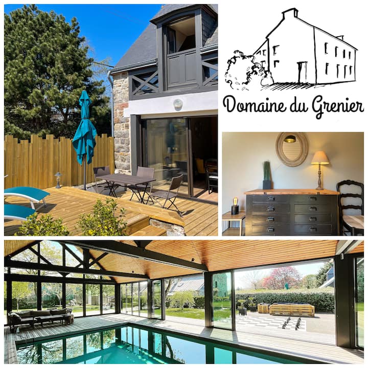 Cottage Dans Un Domaine Avec Piscine Chauffée - Côtes-d'Armor