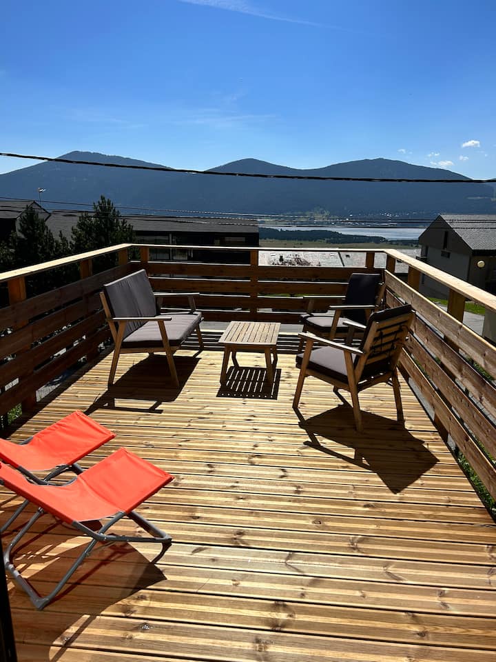 Studio Cabine, Terrasse Au Calme, Vue Lac. - Les Angles