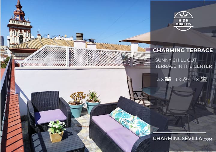 Terrasse Ensoleillée Chill Out Dans Le Centre - Seville