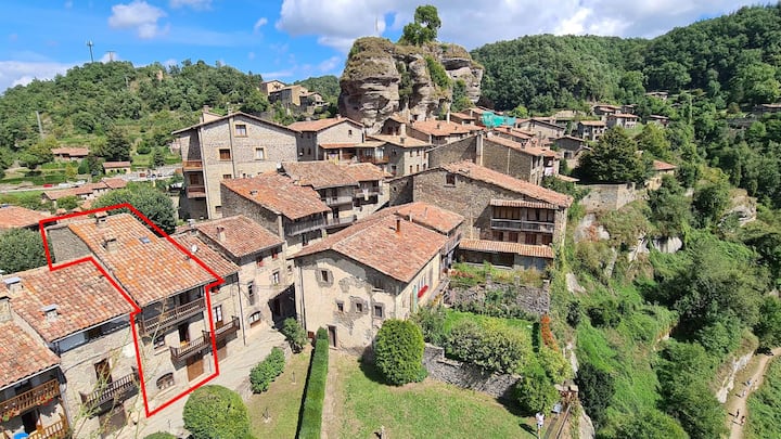 Can Vila Rupit Casa Con Vistas Y Terraza Exterior - Rupit