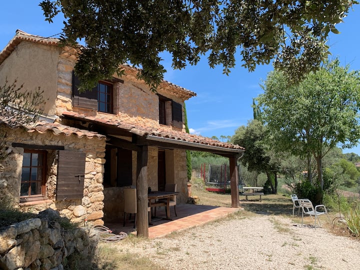 Cabanon Provencal Avec Accès Piscine à Débordement - Cotignac