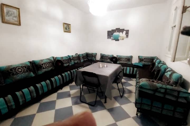 Perle D'azur F3  Appart 2ch. Clim,  Terrasse, Wifi - Saidia