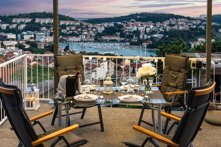 Sunny Day Apartment - Sea View -Free Parking - 2br - Dubrovnik