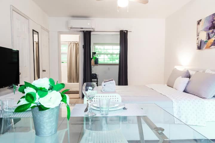 #13-modern Studio Miami Mimo /Free Parking/kitchen - Miami