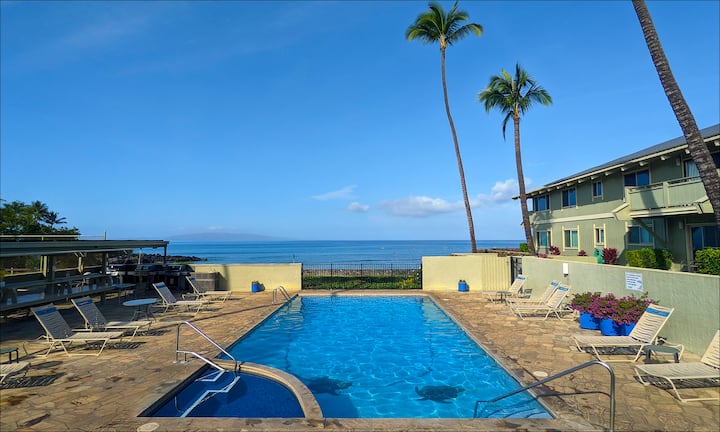 Full Ocean View 1br Grnd Floor The Shores Of Maui - Kihei