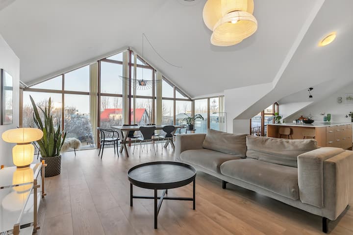 Spacious Penthouse Near City Centre. - Reykjavik