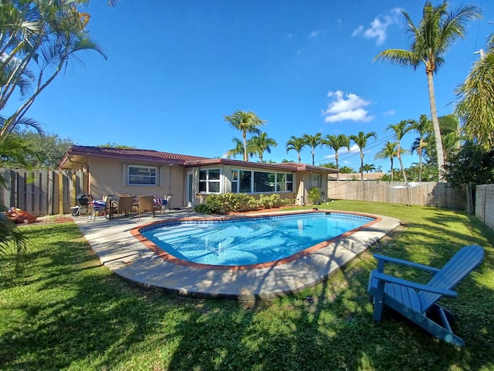 Maison Avec Piscine Chauffée Près De La Plage - Lighthouse Point, FL