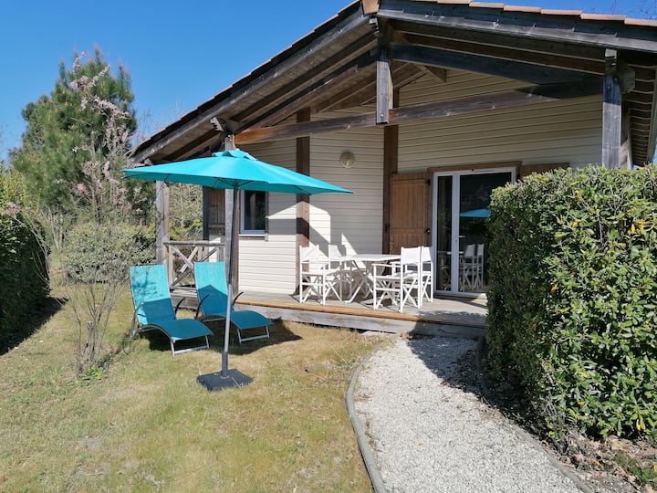 Maison 4 Pers Dans Résidence Avec Piscine Près Lac - Biscarrosse