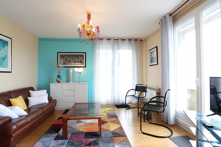 Dieppe Face Plage . 4 éToiles .Tbe  Wifi  Balcon - Dieppe