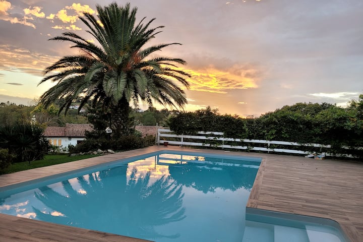 Maison D'invités Au Pays Basque, Piscine Et Jardin - País Vasco francés