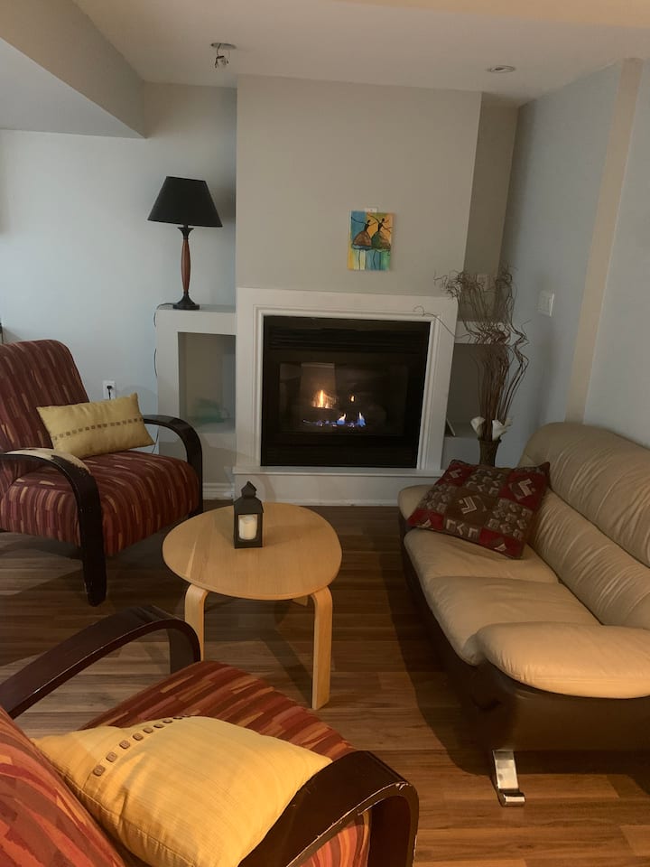 Lovely Walkout Basement Apartment With Fireplace - Bolton, ON, Canada