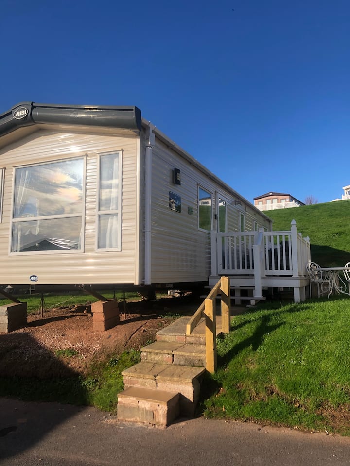 3 Bed 8 Berth Caravan Decking Devon Cliffs Exmouth - Exeter