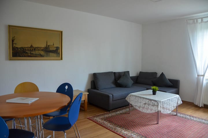 Wohnung, 60 Qm, Elbnähe, Balkon, Mit Parkplatz -A1 - Radebeul